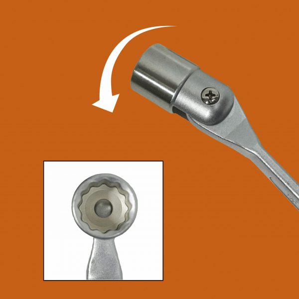 Double End Swivel Socket Wrench - Startools Indonesia