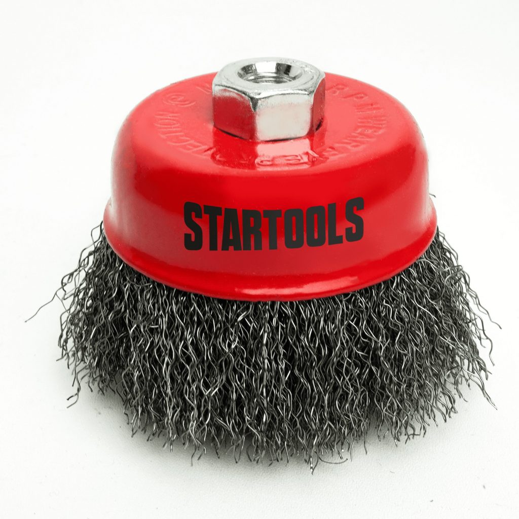 Wire Cup Brush Threaded Style Steel - Startools Indonesia